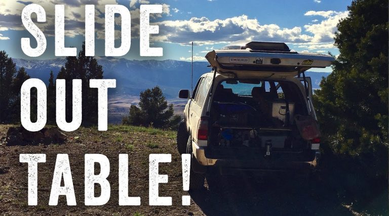 DIY SUV Cargo Deck With Slide-Out Table – All-Terrain Family